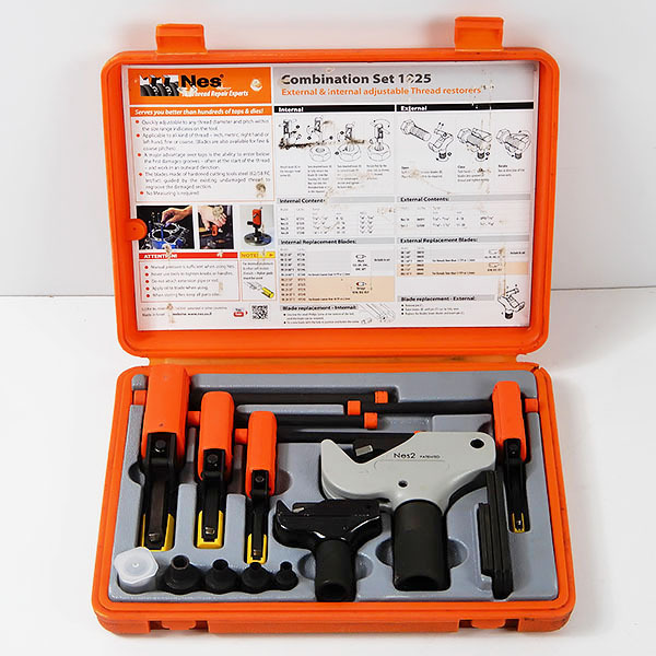 Nes Combination Set 1025 ネジ山修正工具セット NS1025 ネス アイネス Nes2 Nes1A 他 ...