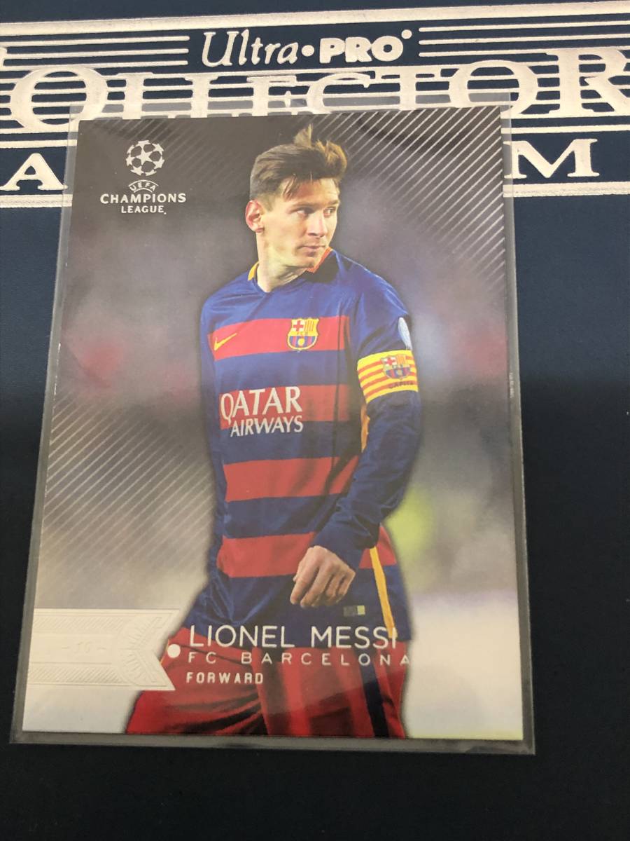 2015-16 Topps UEFA Champions League Showcase Soccer Lionel Messi FC ...