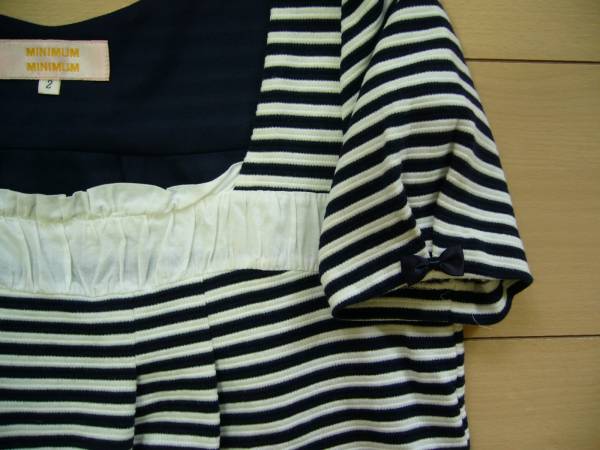 ミニマムMINIMUM ボーダーワンピース(ワンピース)｜売買されたオークション情報、yahooの商品情報をアーカイブ公開 - オークファン（aucfan.com）