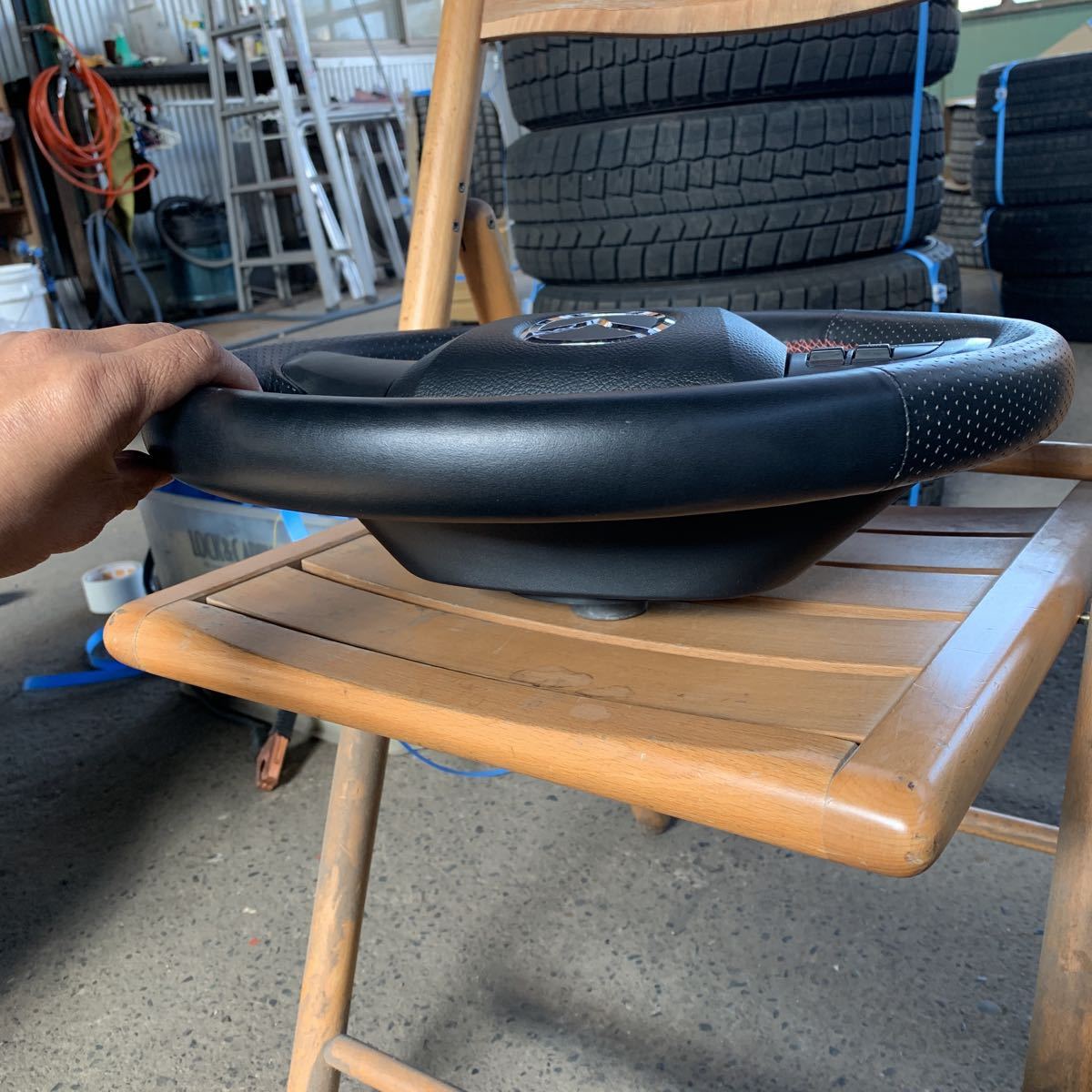 BL アクセラ CW プレマシー AutoExe オートエグゼ BL3FW ステアリングホイール ハンドル(ステアリング、ハンドル本体)｜売買されたオークション情報、yahooの商品情報を ...