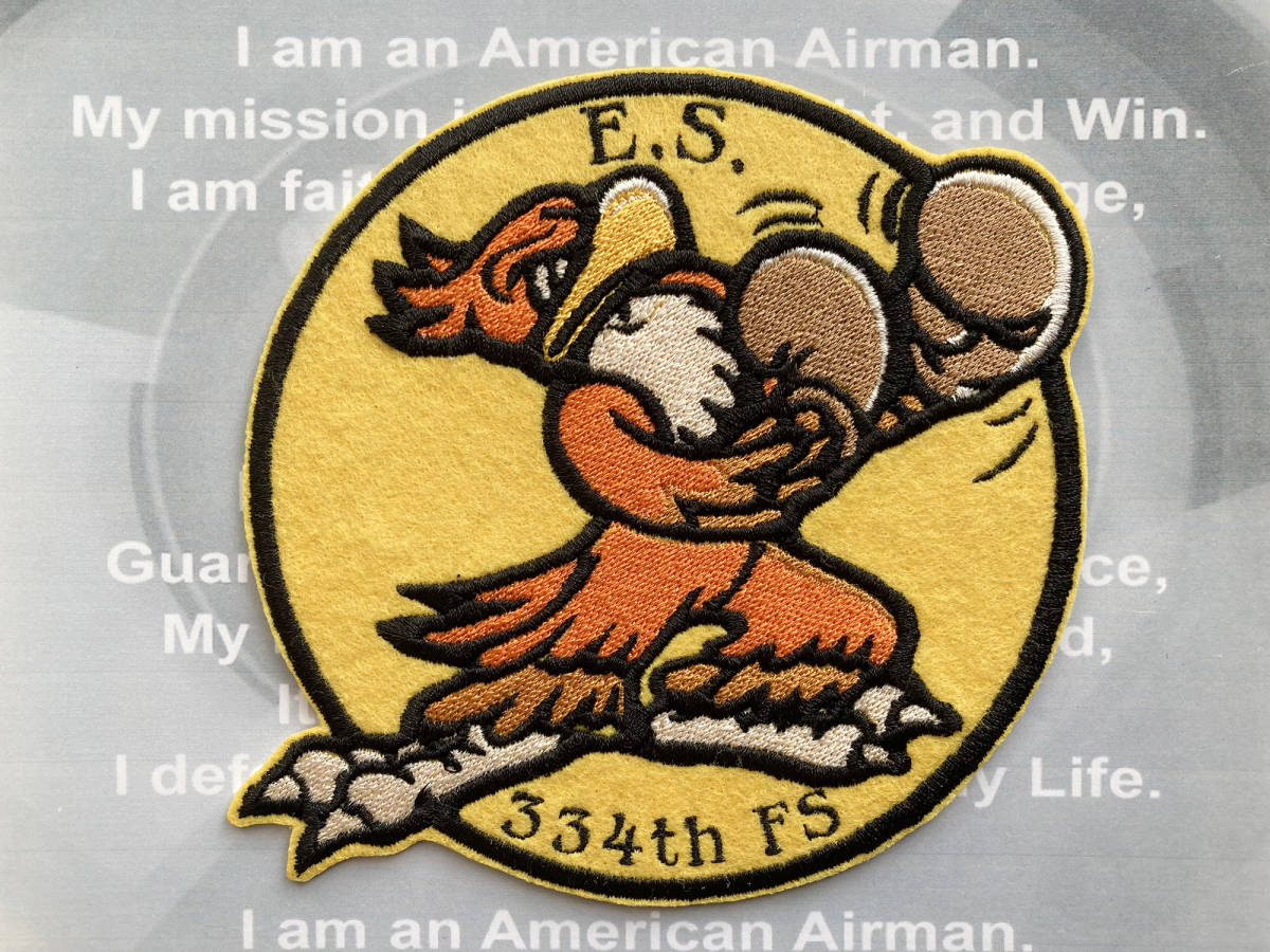 刺繍製 334th Fighter Squadron Patch ＝(38インチ)｜売買されたオークション情報、yahooの商品情報を ...