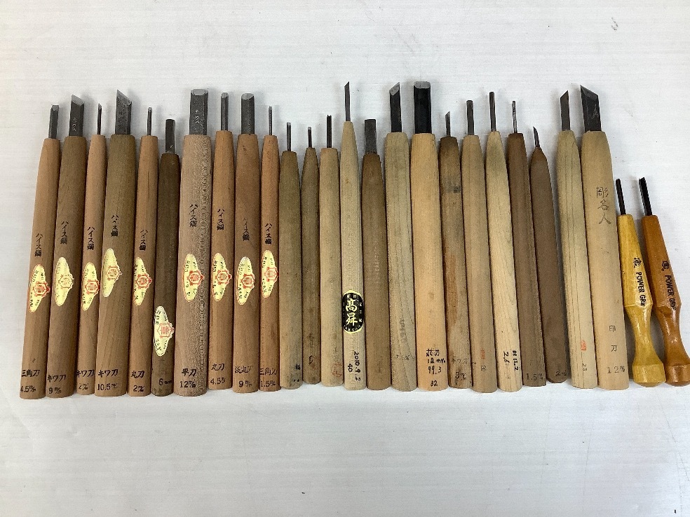 彫刻刀 MIKI SHO ハイス鋼 他 まとめ ACBF 品(ハンドツール、大工道具)｜売買されたオークション情報、yahooの商品情報を ...