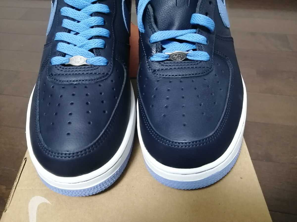 2002年製 NIKE AIR FORCE 1 紺水 US10 28cm OBSIDIAN / COLUMBIA BLUE 624040-441 VINTAGE ビンテージ DEAD ...