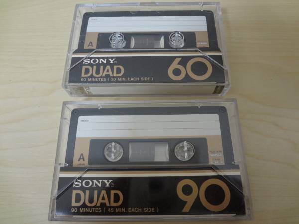 使用済み1980年代のカセットSONY DUAD 60と90 2本セット(記録媒体)｜売買されたオークション情報、yahooの商品情報を ...