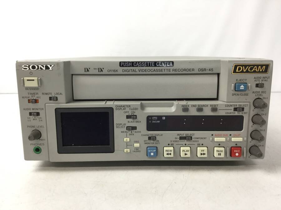 SONY DSR-45 業務用DVCAMレコーダー 現状品(プロ用、業務用)｜売買されたオークション情報、yahooの商品情報をアーカイブ公開 ...