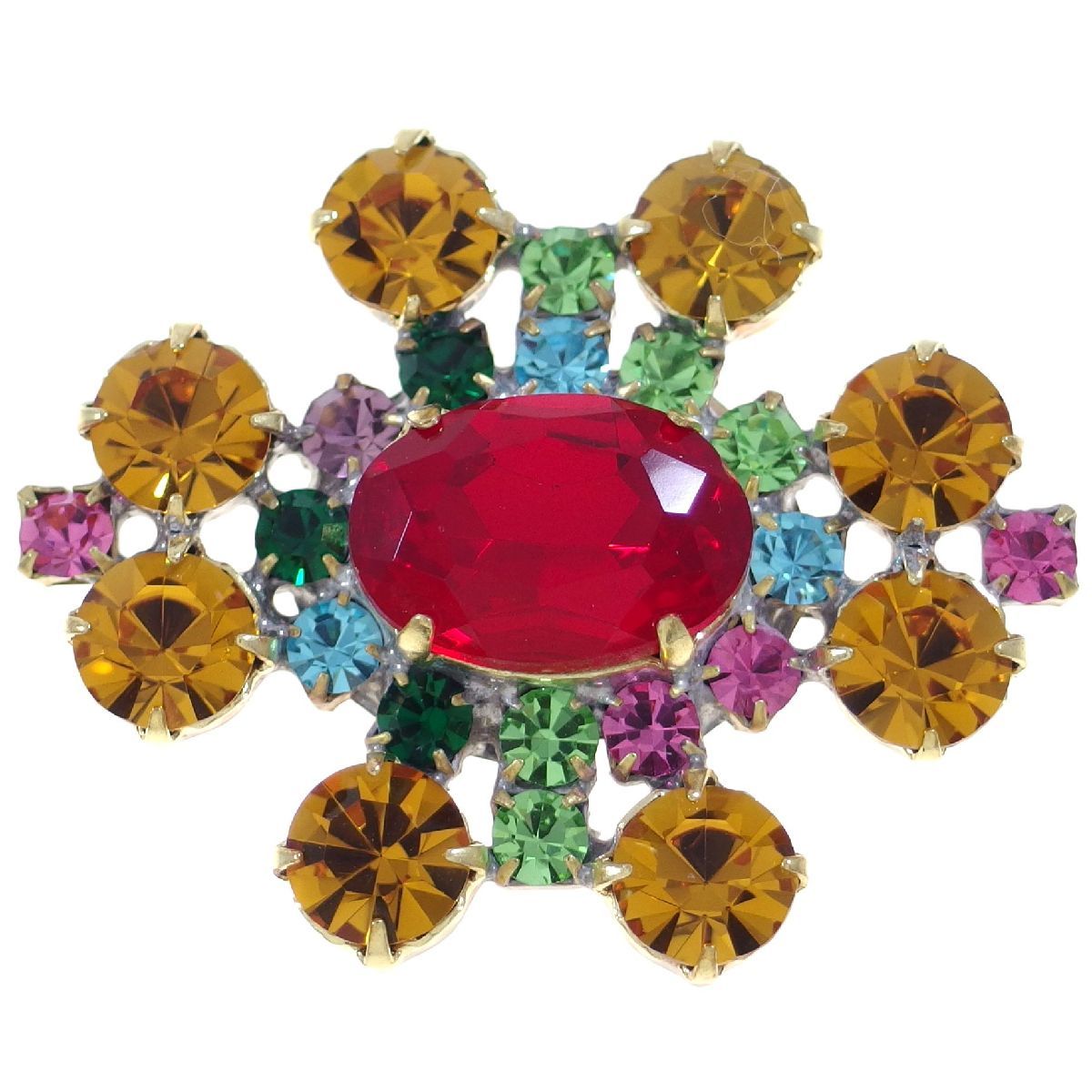 C5632 大きめ 美しいヴィンテージボタン チェコ産 ガラス ラインストーン ハンドメイド 手芸(ボタン)｜売買されたオークション情報 ...