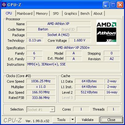 AMD Athlon XP 2500+ AXDA2500DKV4D Socket A Socket462 正常品(Athlon)｜売買されたオークション情報、yahooの商品情報をアーカイブ ...