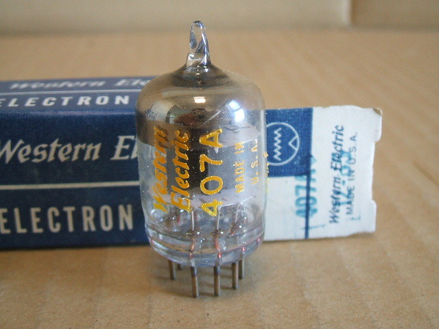WESTERN ELECTRIC 双3極管407A 1960年代 WE396Aのヒーター20V管(真空管)｜売買されたオークション情報 ...