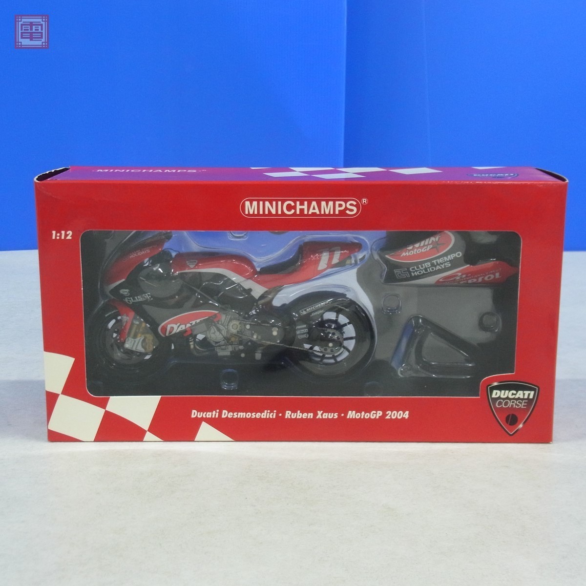 PMA 1/12 ドゥカティ デスモセディチ MotoGP 2004 ルベン チャウス D'Antin Ducati Team No.122040011 ミニチャンプス MINICHAMPS ...