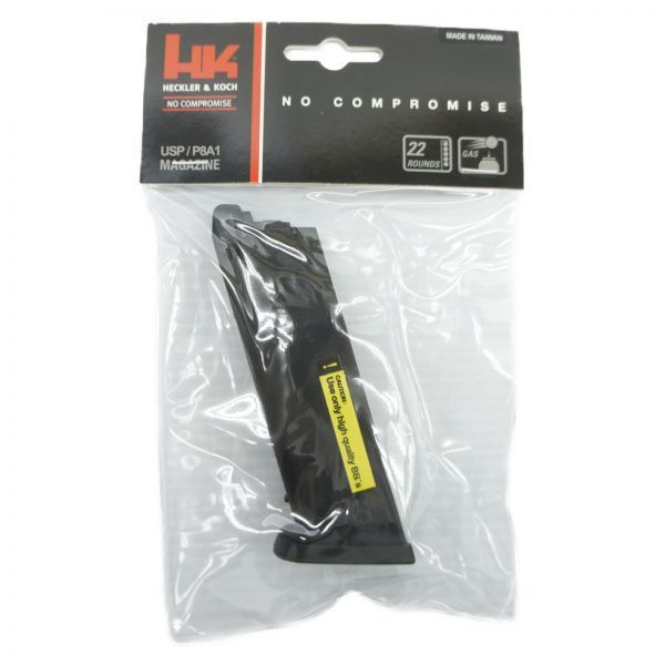 即納 Umarex H&K USP／P8A1 GBBピストル共通 23連スペアマガジン VFC OEM 品番：UM9J-MAG-USP ...