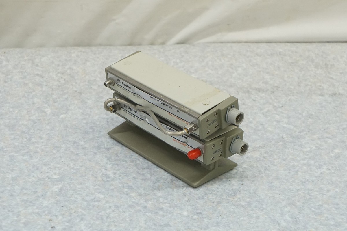 NZ Agilent アジレント 8494A+8496A+11716C OPT002 アッテネーター110dB/11dB DC-18GHz ...