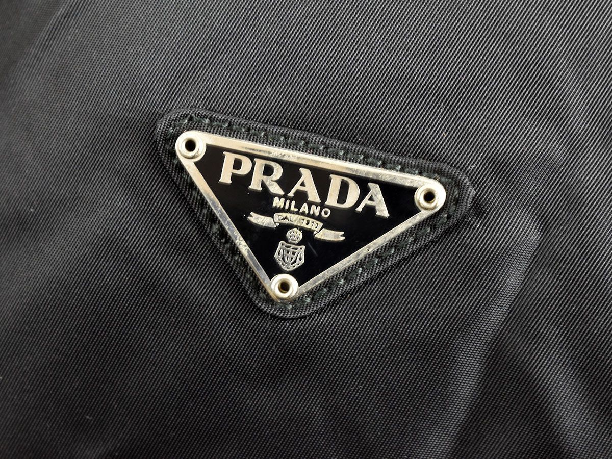 121538 PRADA プラダ ボストンバッグ 三角ロゴプレート 肩掛け B4651 ナイロン レザー 革 ブラック 黒 メンズ レディース/ B(プラダ一般)｜売買されたオークション情報 ...