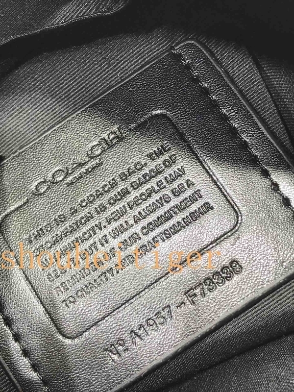 COACH コーチ ショルダーバッグ F73338 メンズ レザー ブラック(男性用)｜売買されたオークション情報、yahooの商品情報を ...