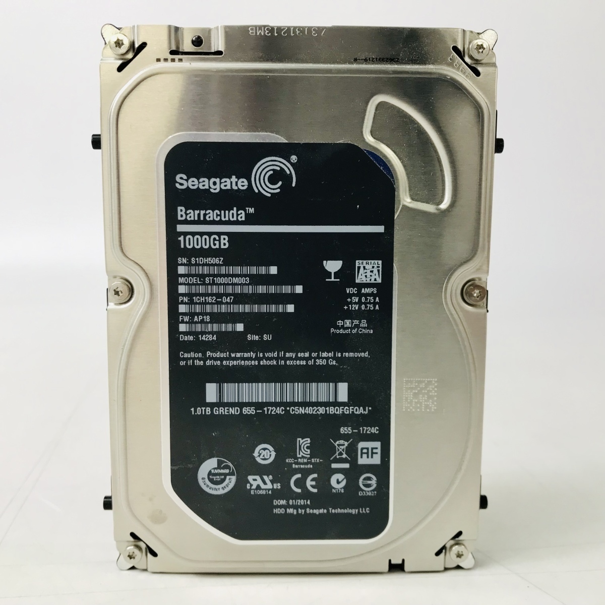 み 20049時間 APPLE HDD ST1000DM003 1000GB 3.5インチ SATA 内蔵 HDD ハードディスクドライブ ...