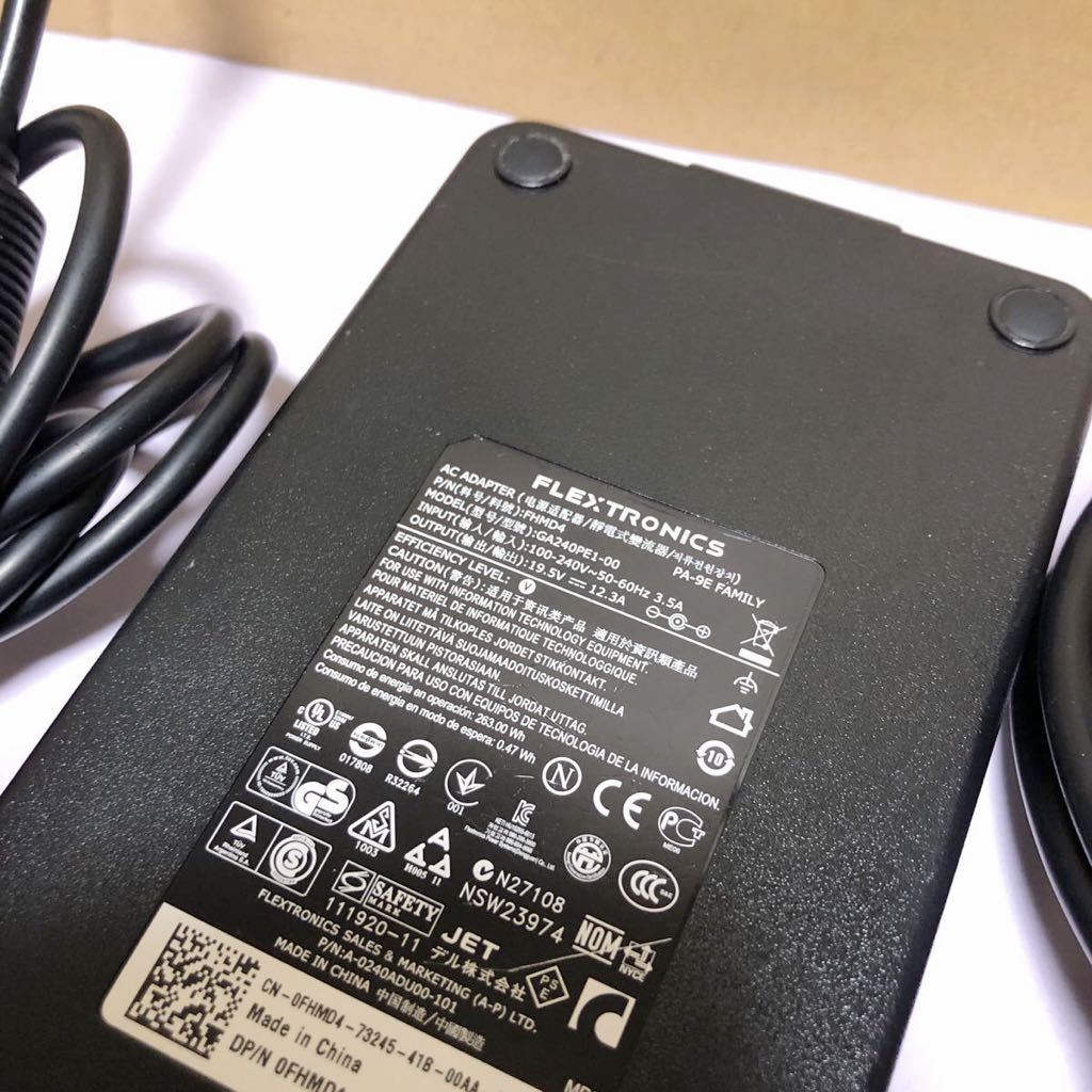 Flextronics PA-9E AC ADAPTER 19.5V~12.3A GA240PE1-00 外径7.4mm 内径5.0mm ...