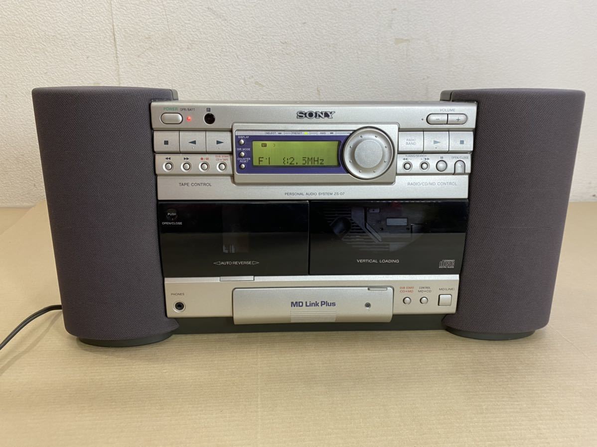 SONY ソニー パソナルオーディオシステム ZS-D7 CDラジカセ(ラジカセ)｜売買されたオークション情報、yahooの商品情報を ...