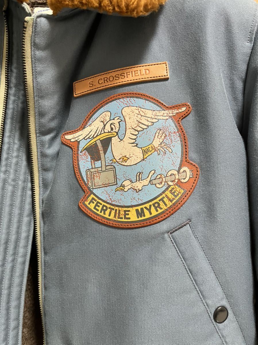 TOYS MCCOY トイズマッコイ TMJ1327 TYPE B-15 TEST SAMPLE FERTILE MYRTLE 襟/内側ボア ...