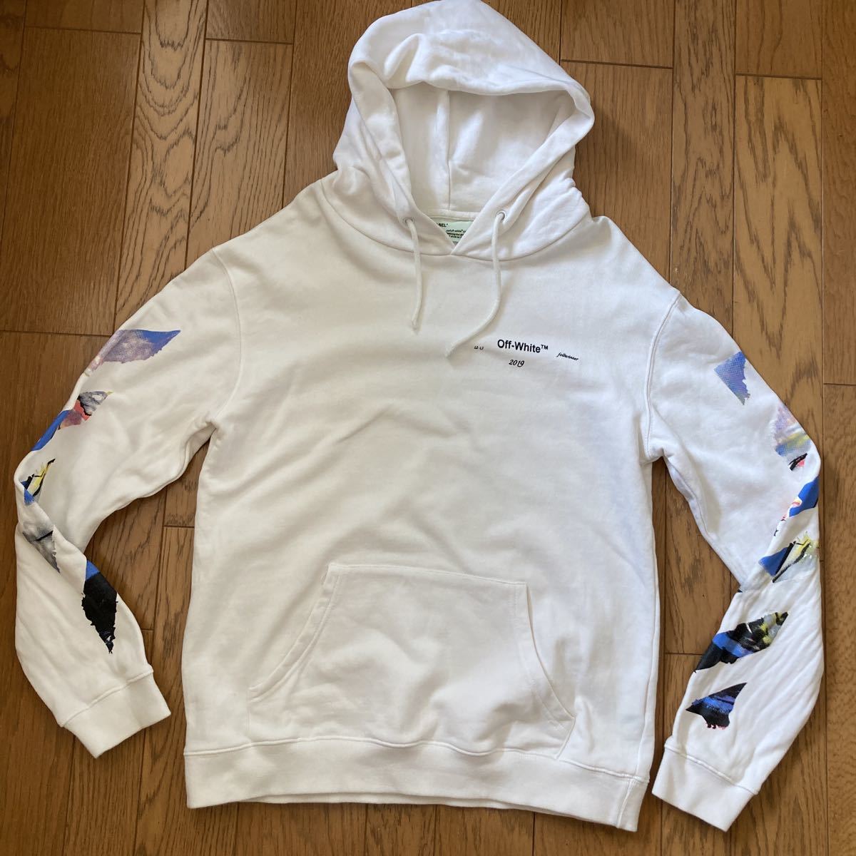 オフホワイト OFF-WHITE MAIN LABEL VIRGIL ABLOH 2019 トップス パーカー スウェット プルオーバー ...