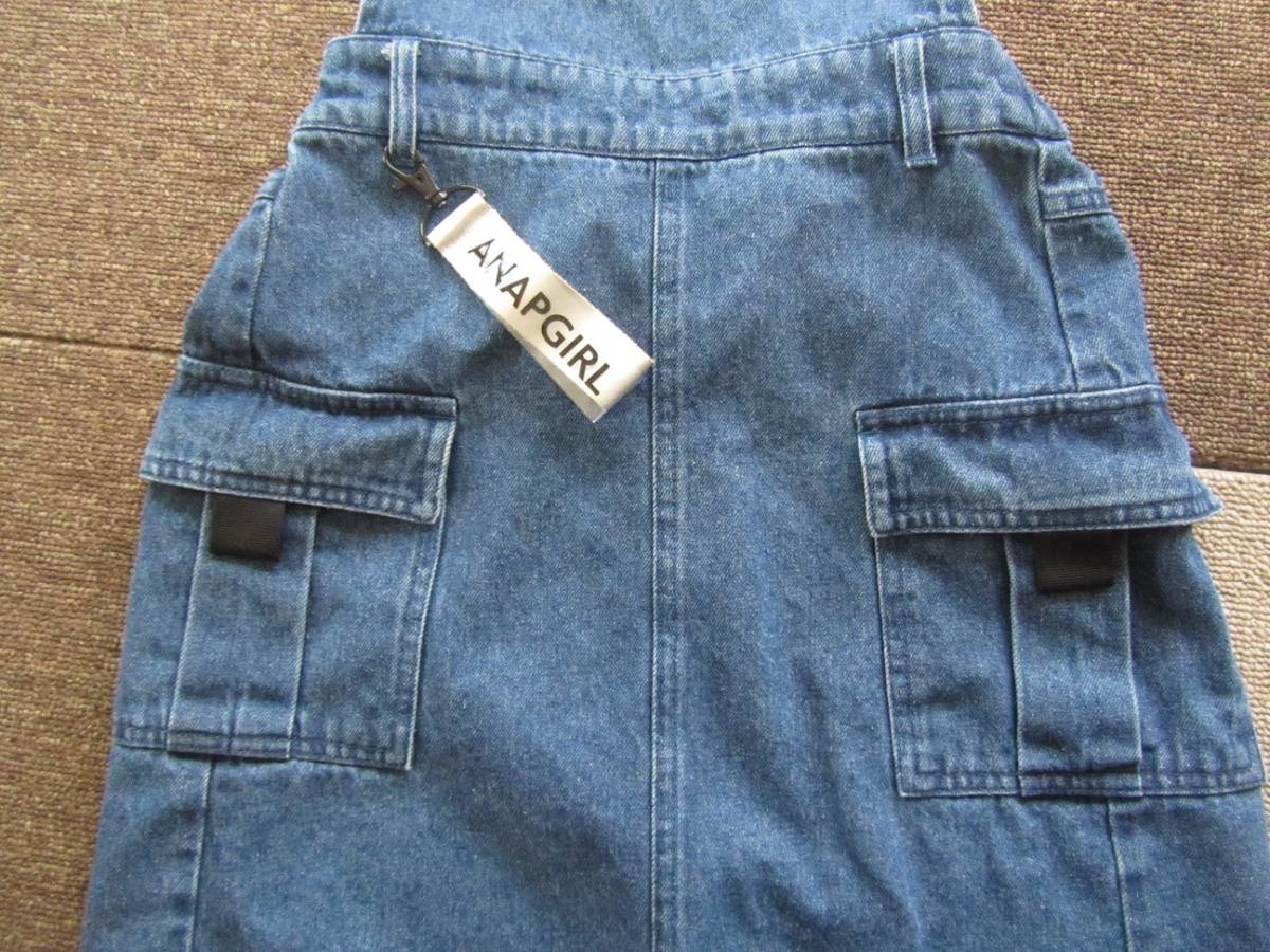 ANAP GIRL サイズS 140－150cm ジャンバースカート(150（145～154cm）)｜売買されたオークション情報、yahooの商品情報をアーカイブ公開 - オークファン ...