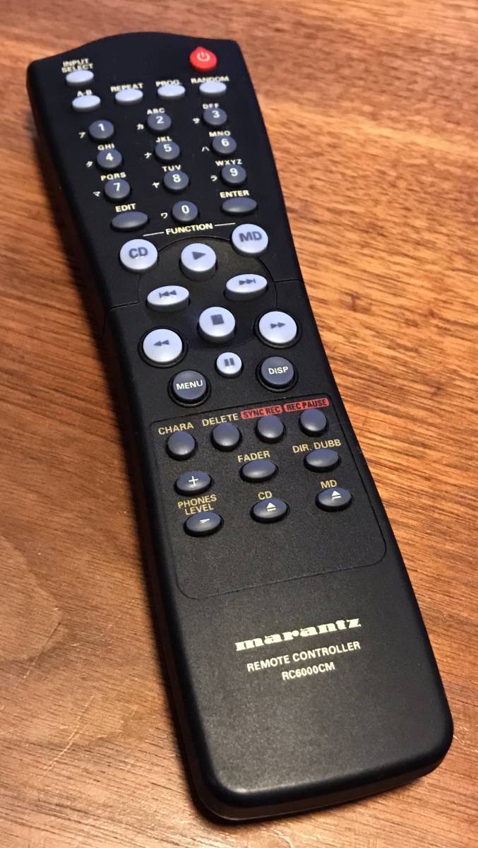 marantz マランツ CD/MDデッキ CM6200用リモコン RC6000CM 品(リモコン)｜売買されたオークション情報、yahooの ...