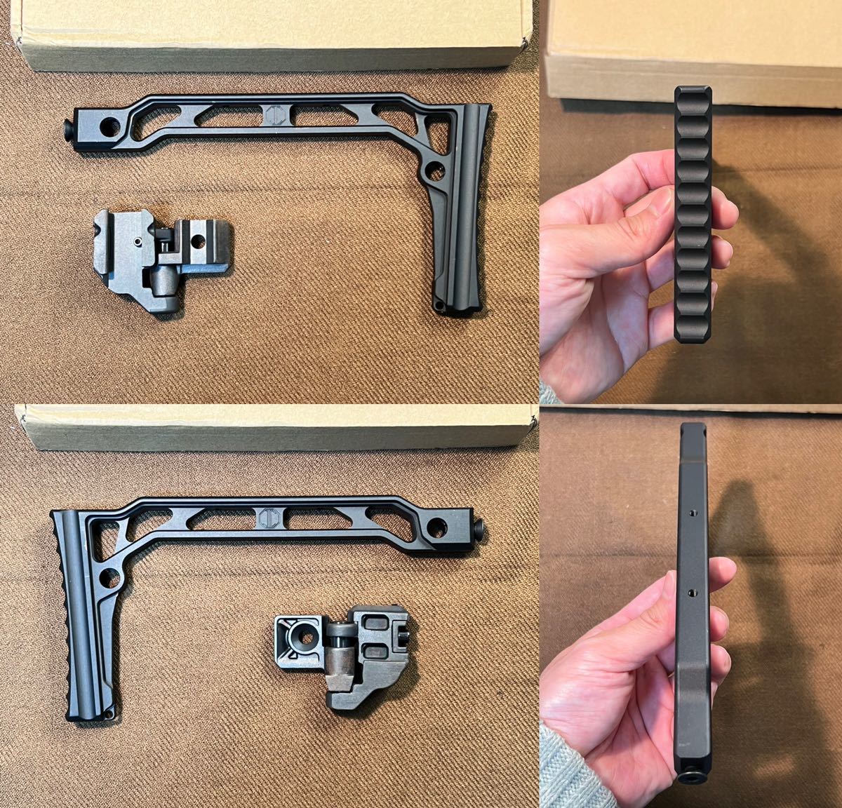 5KU JMAC Customs刻印入 SS-8R 20mmレール対応 フォールディングストック SIG MCX MPX AKM CZ ...