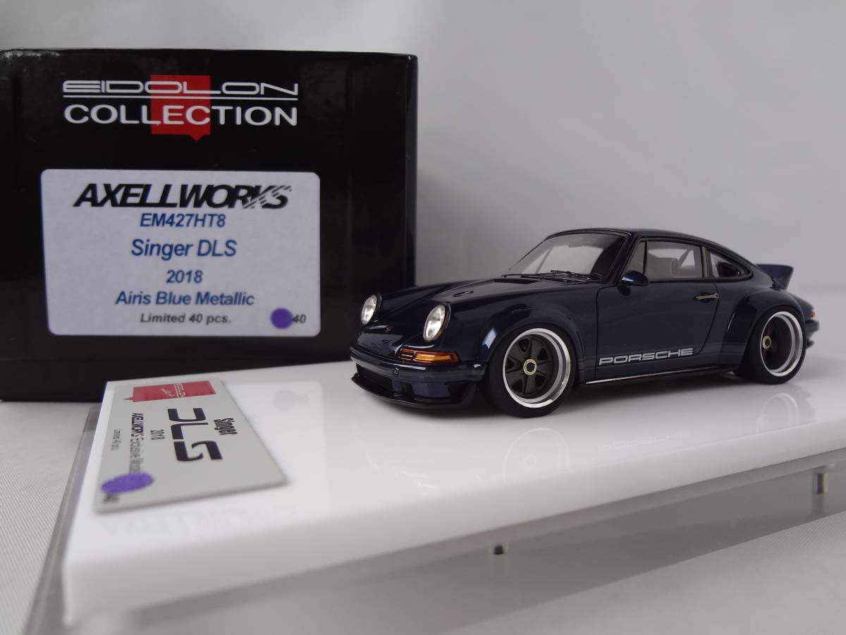 アイドロン EIDOLON アクセルワークス AXELLWORKS 1/43 Porsche Singer DLS 2018 Airis ...