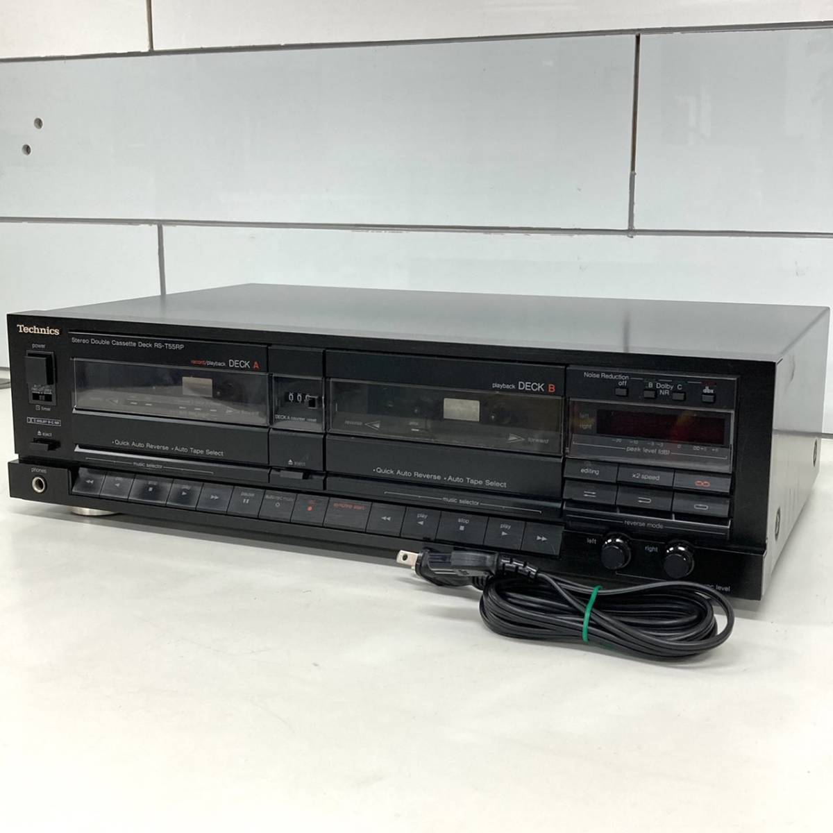Technics テクニクス RS-T55RP ステレオダブルカセットデッキ /045-019(一般)｜売買されたオークション情報、yahooの商品情報をアーカイブ公開 - オークファン ...