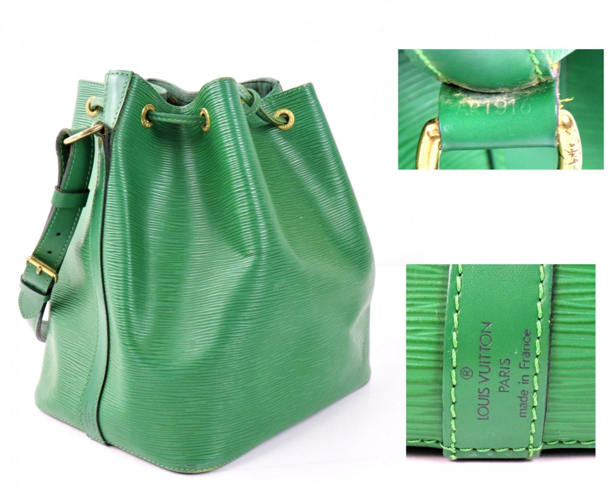 LOUIS VUITTON AR1916 ルイヴィトン エピライン プチノエ トートバッグ グリーンカラー ブランドバッグ ハイブランド ...