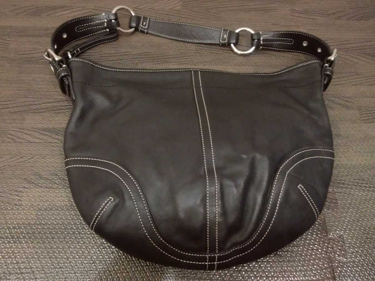 COACH コーチ 黒系 レザー ショルダーバック 3651(その他)｜売買されたオークション情報、yahooの商品情報をアーカイブ公開 ...