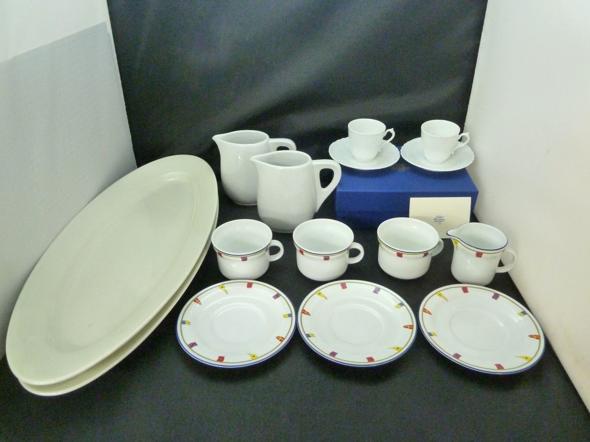 1000円スタート カップ&ソーサー プレート クリーマー 約15点 まとめ Richard Ginori リチャード ジノリ Clipper ...