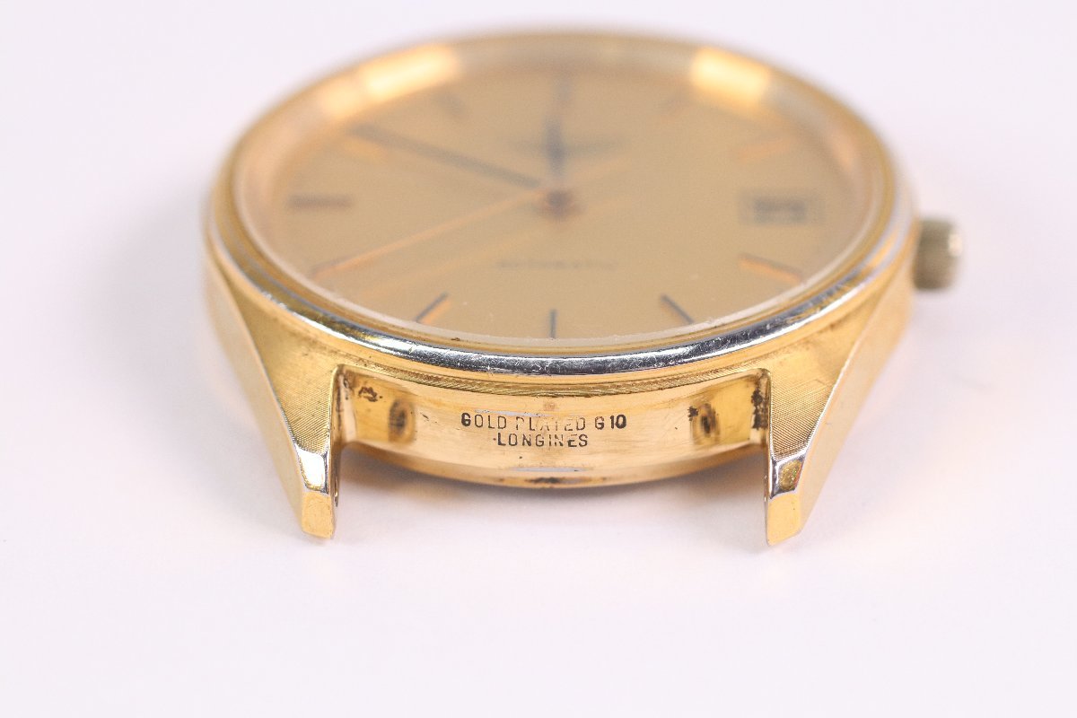LONGINES ロンジン 629 1663 自動巻き デイト メンズ 腕時計 フェイスのみ ゴールドカラー 4915-N(その他)｜売買されたオークション情報、yahooの商品情報を ...