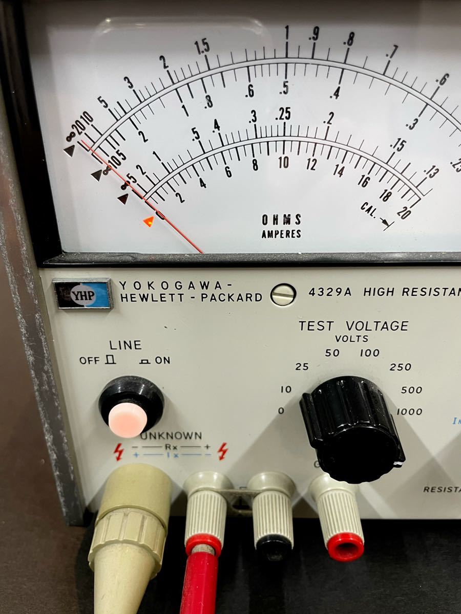 ハイ レジスタンス メータ 4329A HP ヒューレット パッカード YOKOHAWA HEWLETT PACKARD HIGH ...