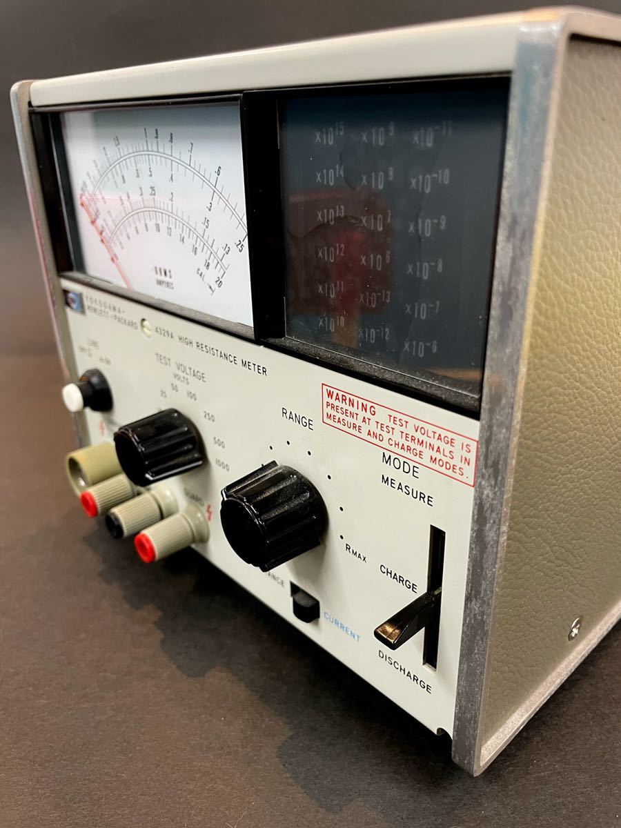 ハイ レジスタンス メータ 4329A HP ヒューレット パッカード YOKOHAWA HEWLETT PACKARD HIGH ...