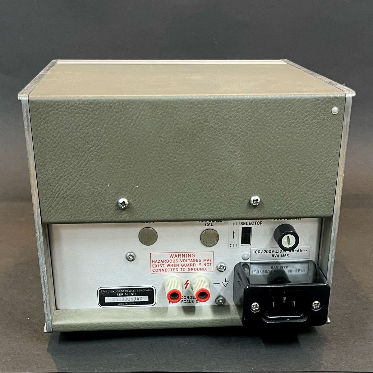 ハイ レジスタンス メータ 4329A HP ヒューレット パッカード YOKOHAWA HEWLETT PACKARD HIGH ...
