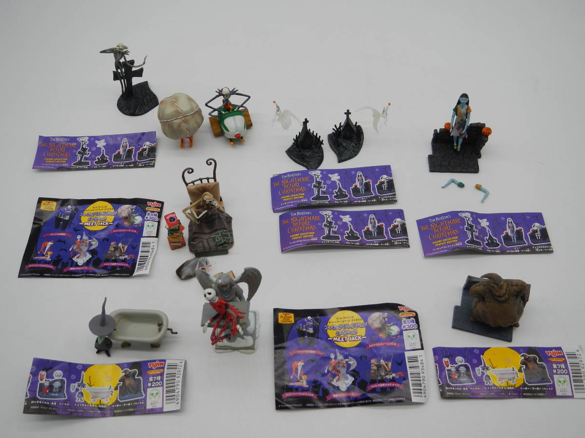 MEET JACK フィギュア Yujin フィギュアコレクションスペシャル TIM BURTON'S まとめセット THE NIGHT MARE 最低落札価格無し(ザ・ナイトメア・ビフォア ...