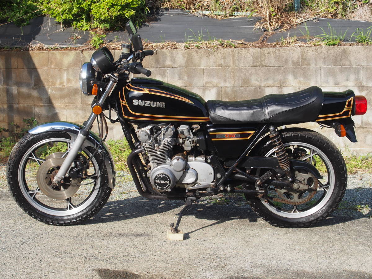 SUZUKI GS550E 動画あり 国内2型 昭和54年式 検索GS750E CBX550F GS400 CB400T CBX400F ...