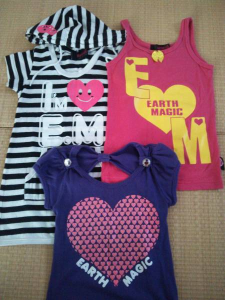 EARTHMAGICアースマジック トップス3点セット 100円(トップス)｜売買されたオークション情報、yahooの商品情報をアーカイブ公開 - オークファン（aucfan.com）