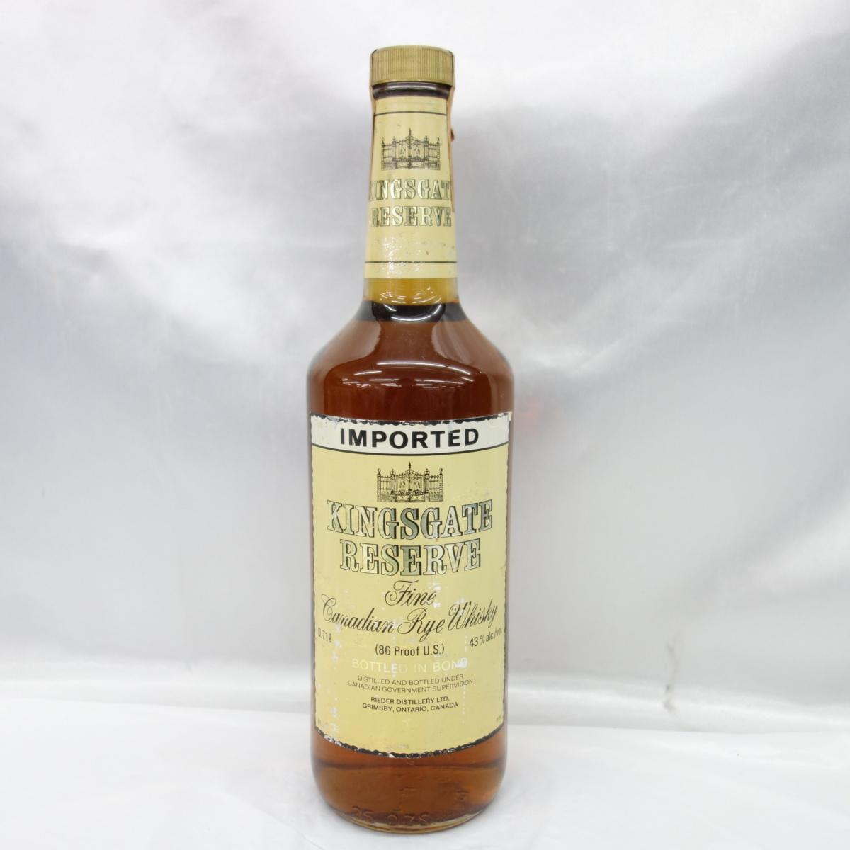 1円 未開栓 KINGSGATE RESERVE キングスゲート リザーブ ウイスキー 710ml 43% 11002497(カナディアン ...