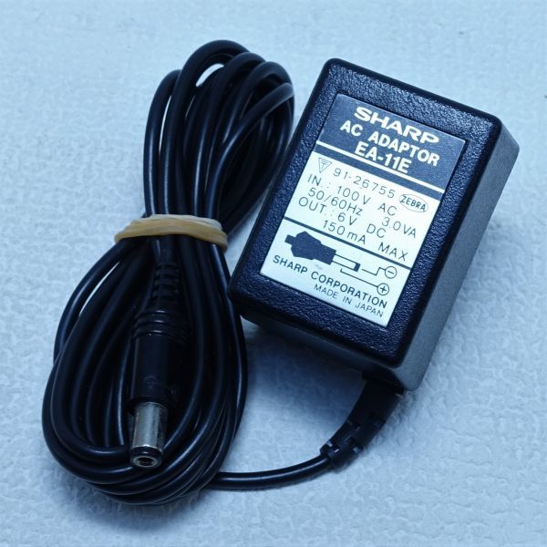 011D 送料520円 SHARP シャープ 純正 ACアダプター EA-11E センターマイナス 6V 150mA ③(変圧器、アダプター)｜売買されたオークション情報、yahooの商品情報 ...