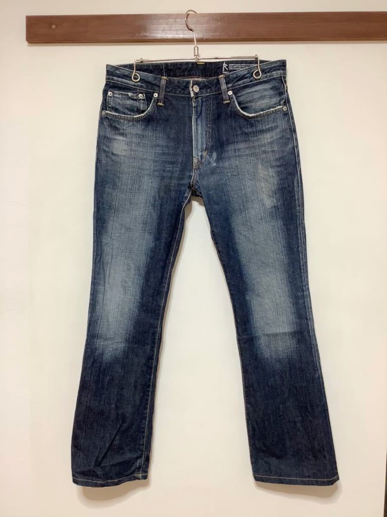 T-842 EDWIN エドウィン 511R スリムジーンズ デニムパンツ W33 ユーズド加工 ジーパン(W33)｜売買されたオークション情報、yahooの商品情報をアーカイブ公開 ...