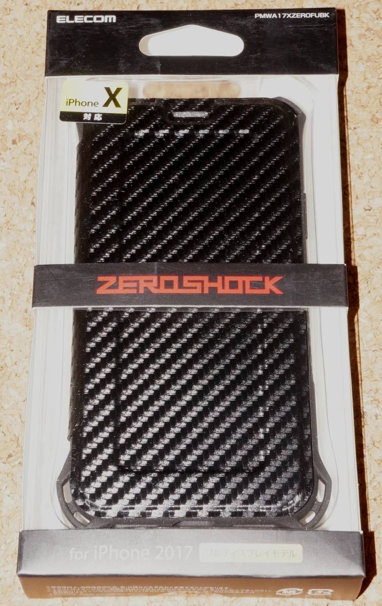 ELECOM iPhone X ZEROSHOCK ゼロショック 薄型レザーフラップ ブラック(iPhone X用)｜売買されたオークション情報、yahooの商品情報をアーカイブ公開 ...