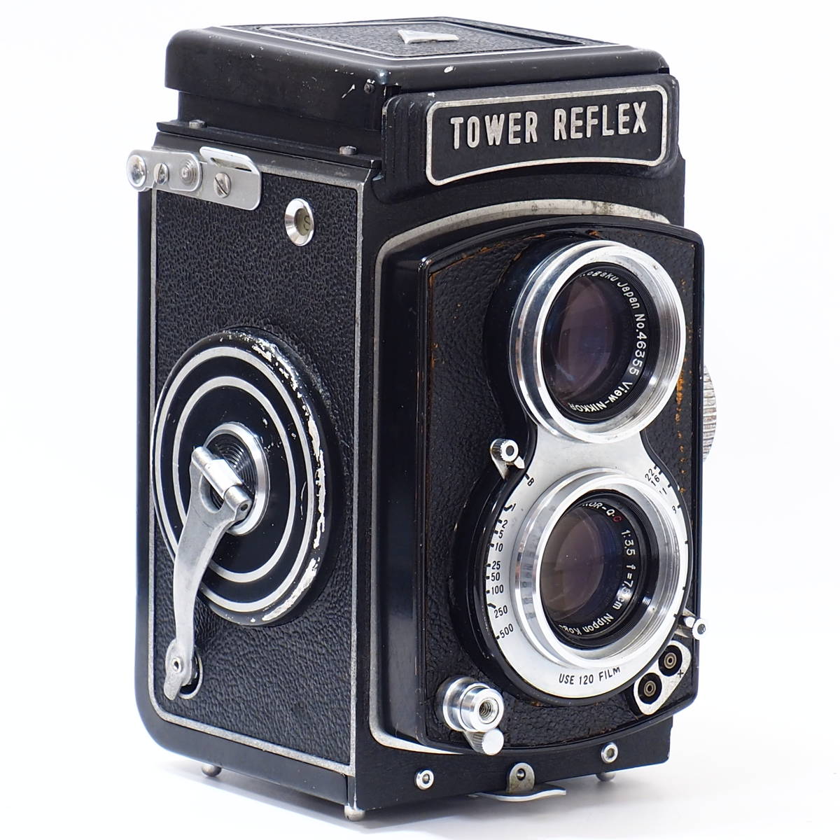 TOWER REFLEX 25 NIKKOR-Q 7.5cm F3.5 Nippon Kogaku Japan by Aires Camera ...