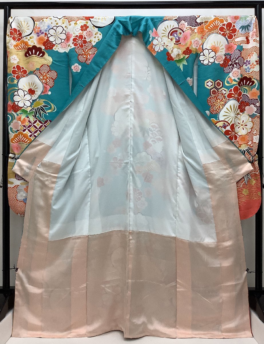 きものcocon 振袖 正絹/薄緑系/金駒刺繍/ダイヤガード加工/成人式/卒業式/結婚式/身丈179/裄73 6-8-10K-1016-g GK(振袖)｜売買されたオークション情報、yahoo ...