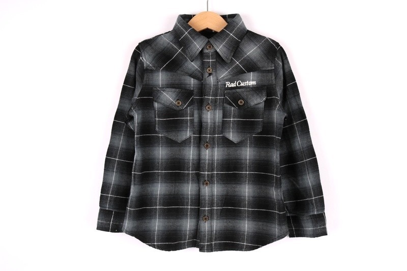ラッド カスタム べべ 長袖シャツ チェックシャツ トップス 男の子用 120サイズ グレー キッズ 子供服 RAD CUSTOM BeBe(120（115～124cm）)｜売買された ...