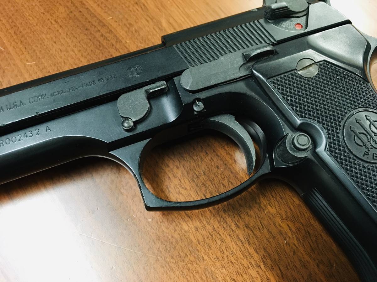 R6165A-LP+ ジャンク MGC ASGK BERETTA U.S.A. CORP MADE IN USA MOD.92F-CAL9mm Parabellum PATENTED 固定 ...