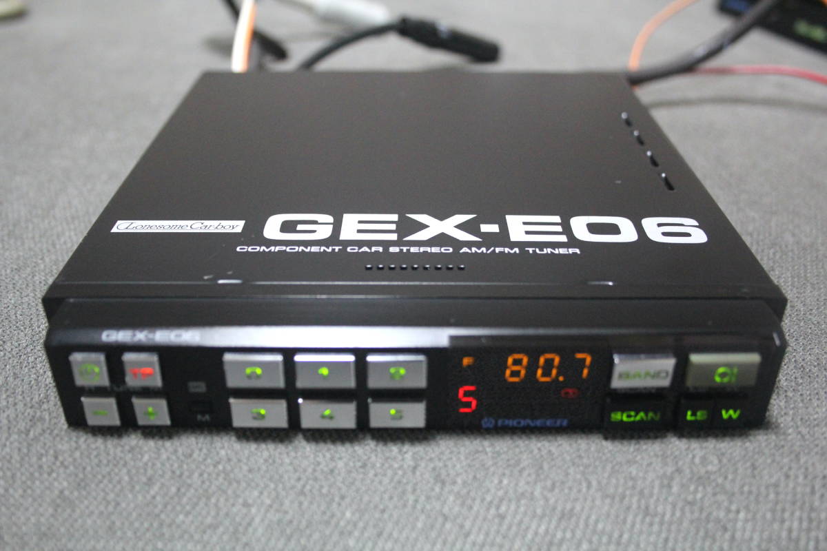 パイオニア ロンサムカーボーイ GEX-E06 チューナー 完動品 クラリオンのシティコネクションも出品しています(テープデッキ)｜売買されたオークション情報、yahooの商品情報をアーカイブ ...