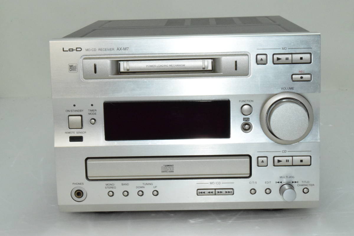 日立 HITACHI Lo-D ミニコンポーネントハイファイシステム AX-M7 スピーカー HS－M7J リモコン 取扱説明書 コピー 付 ...