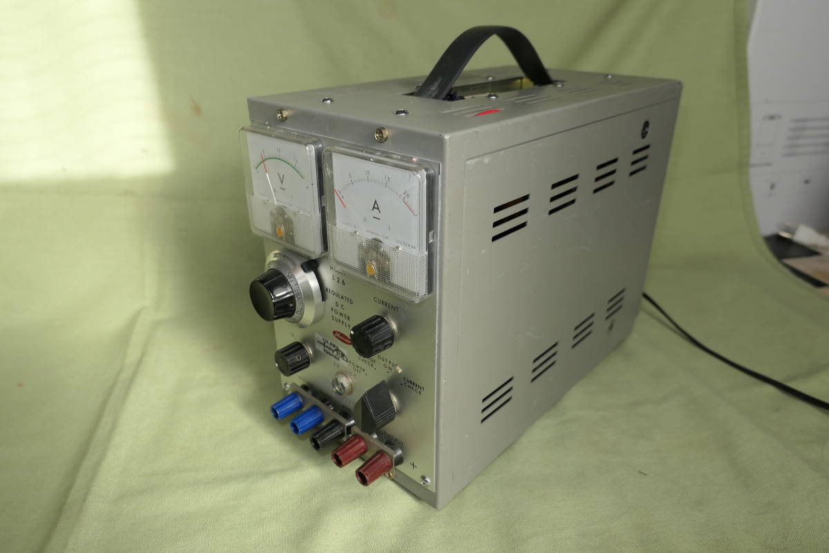 METRONIX 526 DC POWER SUPPLY REGULATED メトロニクス 直流 安定化電源 電流計 電圧計 ②(その他 ...
