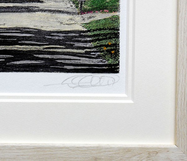 新入荷 画家 キャロルコレット CAROL COLLETTE Chestnut street in spring 限定版画/写実/リアリズム ...
