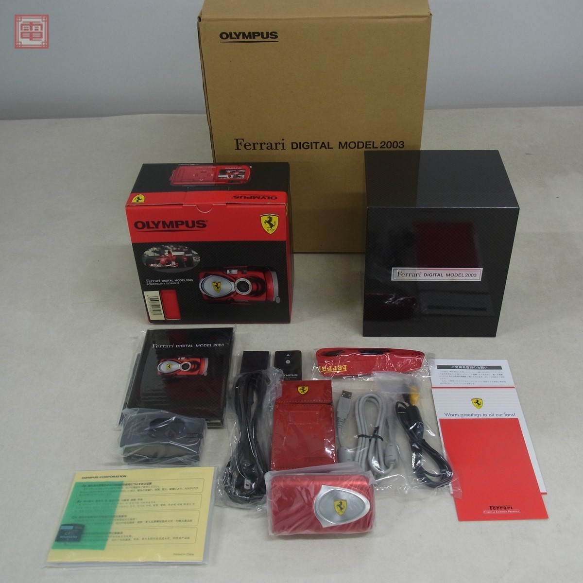 オリンパス フェラーリ デジタルモデル 2003 OLYMPUS Ferrari DIGITAL MODEL2003 輸送箱付き 20 ...